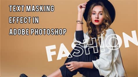 How To Create Text Masking In Adobe Photoshop Cc Photoshop Masking