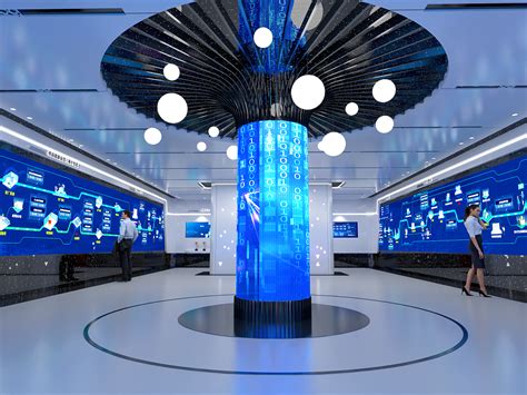 供应链企业科技展厅展厅设计展馆设计 站酷zcool