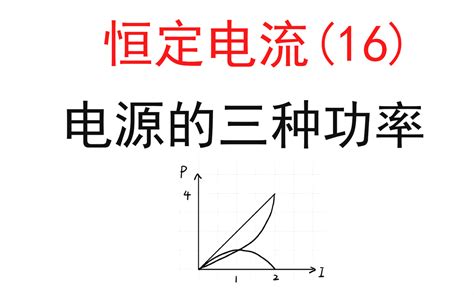 207 高中物理选修3 1高中电路电源的三种功率及其效率 哔哩哔哩