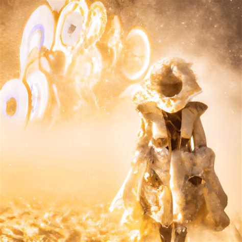 Trey Ratcliffinspired Burning Man Costume For Female In White Sandstorm