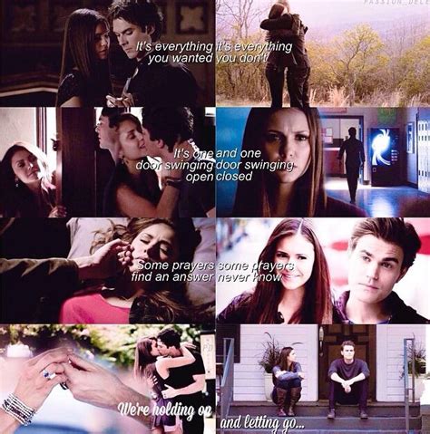 Delena Vs Stelena That Is Really Sweet Cuz Delena Is Bout Holding On And Stelena Bout Letting