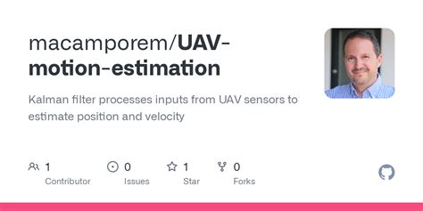 GitHub Macamporem UAV Motion Estimation Kalman Filter Processes