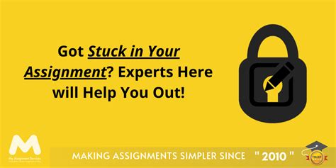Got Stuck In Your Assignment Experts Here Will Help You Out