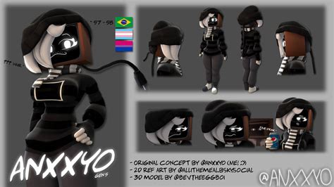 Anxxyo Ref Sheet V3 By Anxxyo On Deviantart