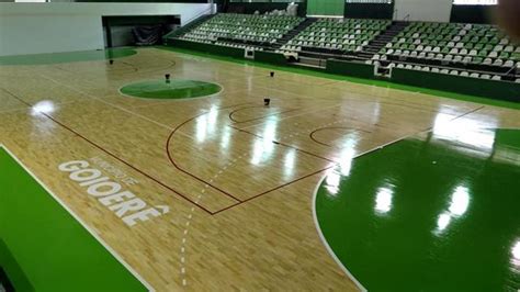 Goionews Reforma do Ginásio de Esportes Agosto está sendo finalizada