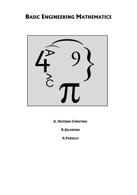 Pdf Basic Engineering Mathematics