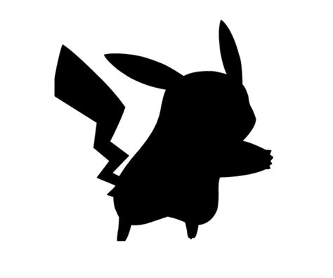 Pikachu Stencil Made From 4 Ply Mat Board Etsy