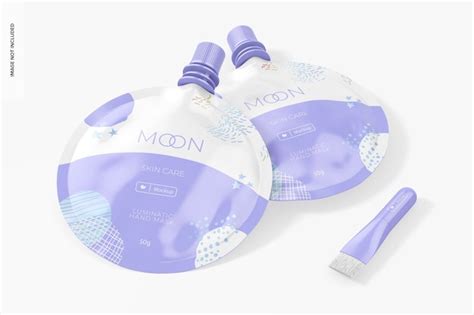 라운드 향 주머니 목업 무료 Psd 파일