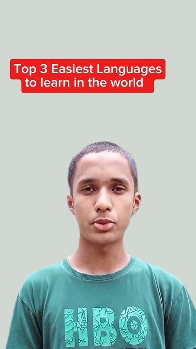 To 3 Easiest Languages To Learn Shorts Youtube