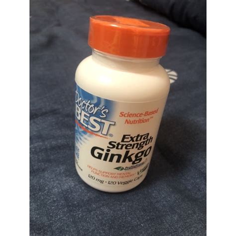 Doctors Best 含運特強型銀杏120 毫克120 粒素食膠囊） 蝦皮購物