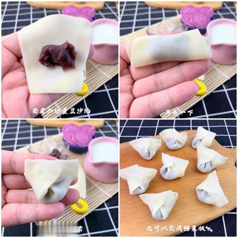 吃腻了肉馅馄炖试试豆沙馅儿的，搭配浓浓的奶香，非常适合宝宝吃奶香豆沙馅儿新浪新闻