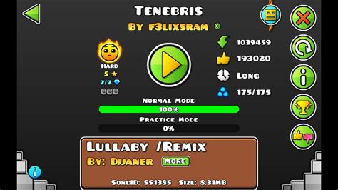 Tenebris By F3lixsram Geometry Dash YouTube