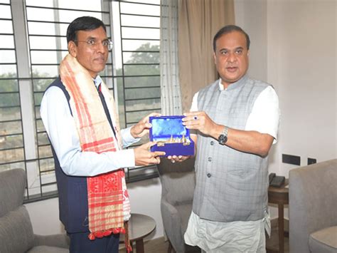 Union Health Minister Mansukh Mandaviya Calls On Assam CM Sarma In Guwahati Articles