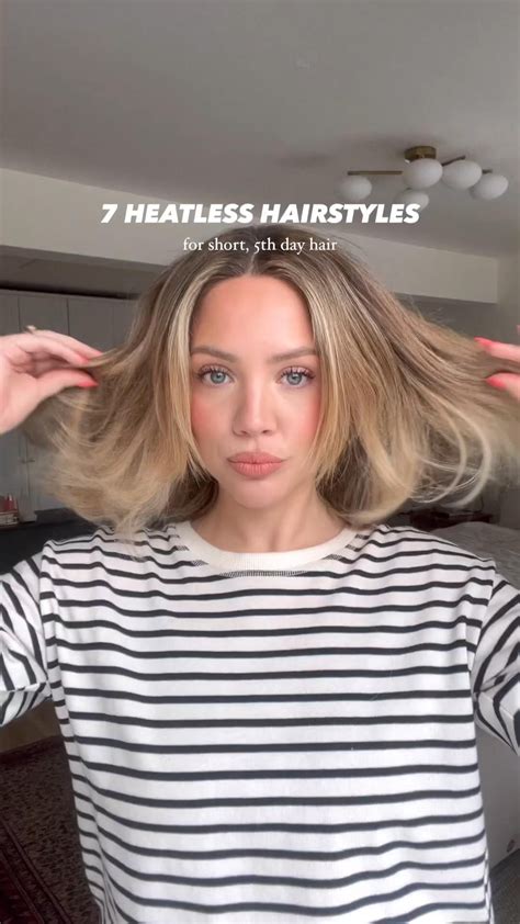 3 Easy Hairstyles For All My Gals With Short Hair Hairinspo