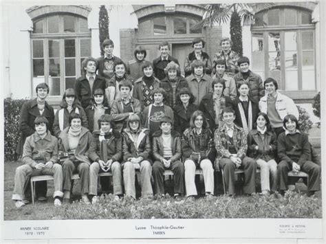 Photo De Classe Seconde C De 1979 Lycée Théophile Gautier Copains D