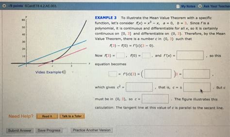 Solved 0 9 Points Scalcet8 4 2 Ae 003 My Notes O Ask Your