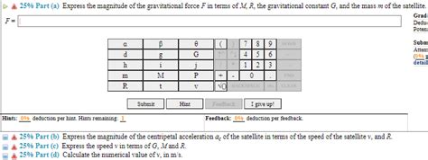Solved Problem A Satellite Is Orbiting Around A Chegg