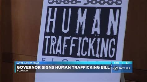 Gov Desantis Signs Bill Aimed To Toughen Human Trafficking Laws In Florida