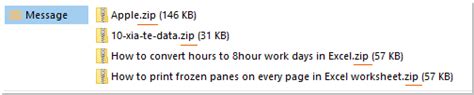 Quickly Compress Or Uncompress Selected Attachments Of Current Message