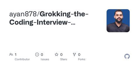 Github Ayan878grokking The Coding Interview Patterns