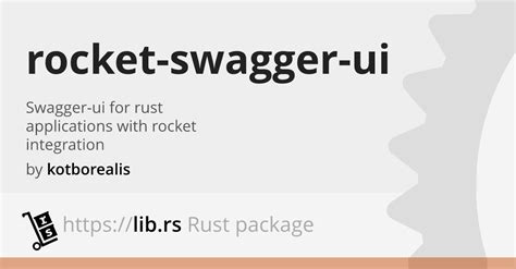 Rocket Swagger Ui — Rust Library Librs
