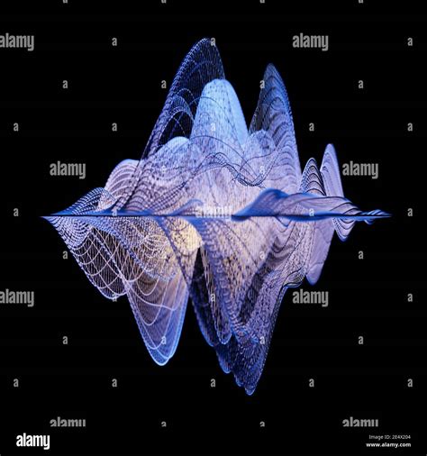 Wireframe Structure Glowing Modern Abstract Virtual Grid Background