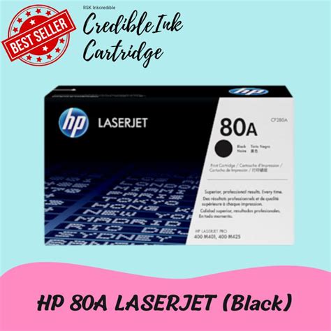 Hp 80a Black Original Laserjet Toner Cartridge Cf280a Lazada Ph