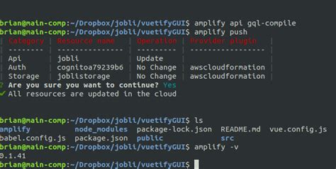 Amplify Push Does Noting No Update In Cloud · Issue 698 · Aws