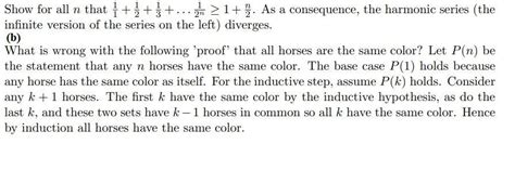 Solved Show For All N That 1121312n1≥12n As A
