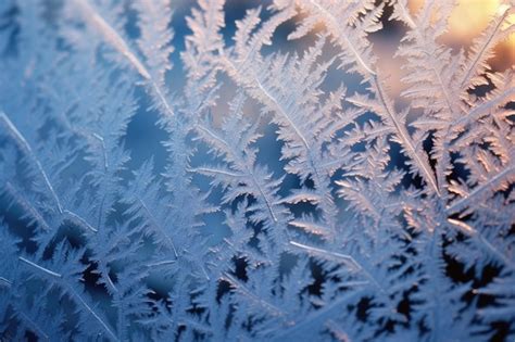 Premium Ai Image Frost On A Window