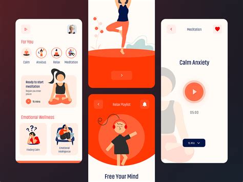 Meditation App Ui Kits By Rahul Parmar On Dribbble