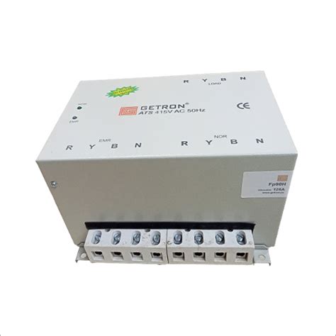 White Black Automatic Transfer System 415v 125a At Best Price In Kolkata Getron Powertronics