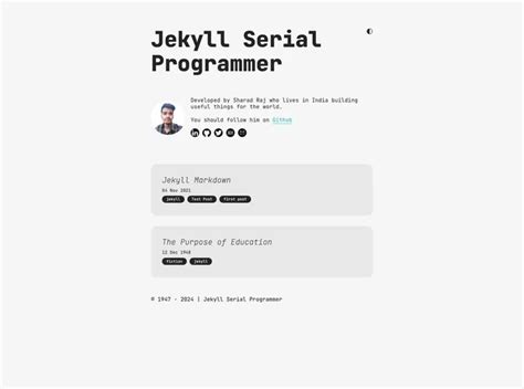 Jekyll Templates And Themes Jekyll Themes And Templates