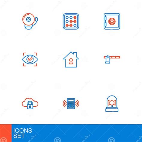 Set Line Ringing Alarm Bell Security Keypad Access Panel Cloud