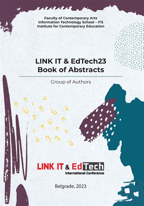 Publishing Link It And Edtech International Conference 2023