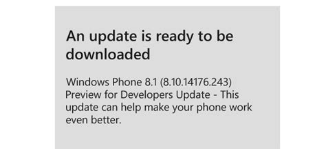 Microsoft Rolling Out Preview For Developers 14176 Update For Windows Phone 8 1 1 Windows Central
