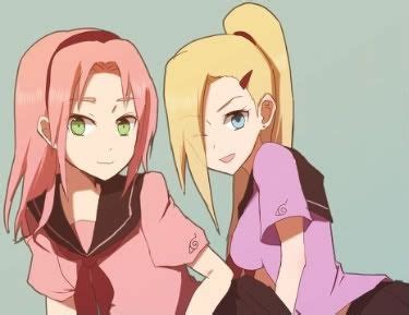 Sakura And Ino SakuIno Naruhina Boruto Konoha Naruto Kunoichi