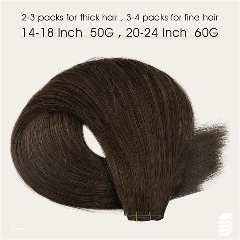 Full Shine Extensiones De Cabello Humano Remy Para Coser Atadas A Mano