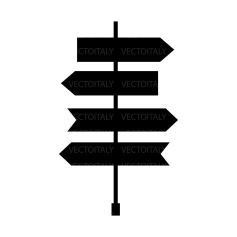 Destination Sign Svg Destination Arrow Svg Sign Post Template Svg