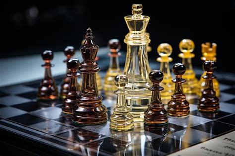 Premium Photo Strategic Planning In Pest Analysis Chess Piece And