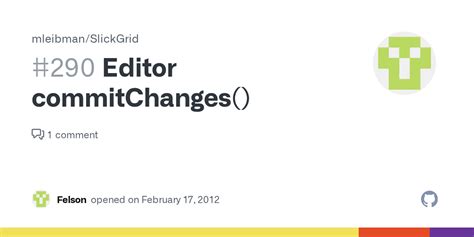Editor CommitChanges Issue Mleibman SlickGrid GitHub