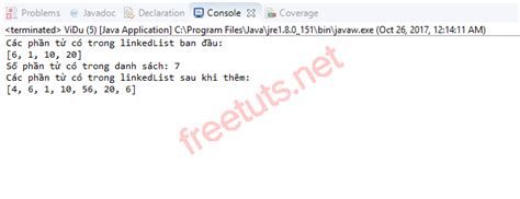 Linkedlist Danh Sách Liên Kết Trong Java Freetuts