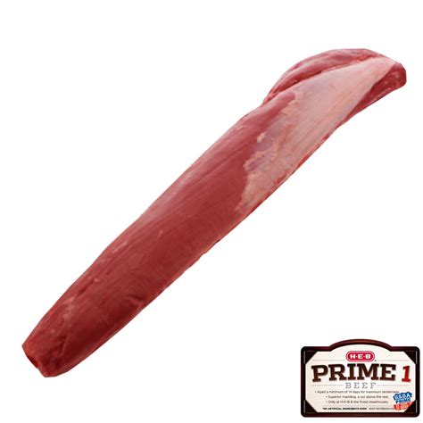 H E B Prime 1 Whole Beef Tenderloin Shop Beef At H E B