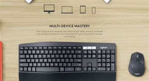 Logitech Wireless Mk850 Performance Combo Keyboard Mouse Desktop 920 008233 Lazada