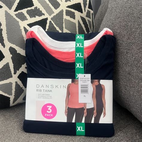 Danskin Tops Nwt Danskin Womens Ribbed Tank Top 3packsugar