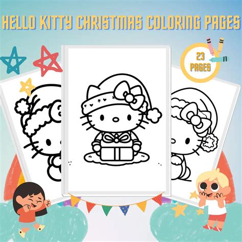 24 Hello Kitty Weihnachten Ausmalbilder Pdf Kostenlos Ausdrucken