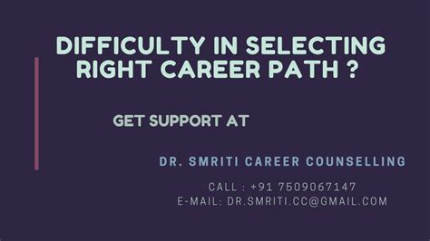 Dr Smriti Jain On Linkedin How To Choose Right Career Path