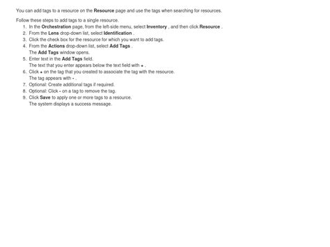 Add Tags To A Single Resource Dell Telecom Infrastructure Automation Suite 2 0 Infrastructure