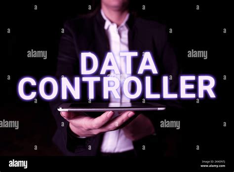 Text Showing Inspiration Data Controller Business Concept Person Who