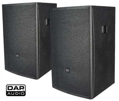 Dap Nrg Passive Full Range Speaker Cabinets Pair W Rms W Peak